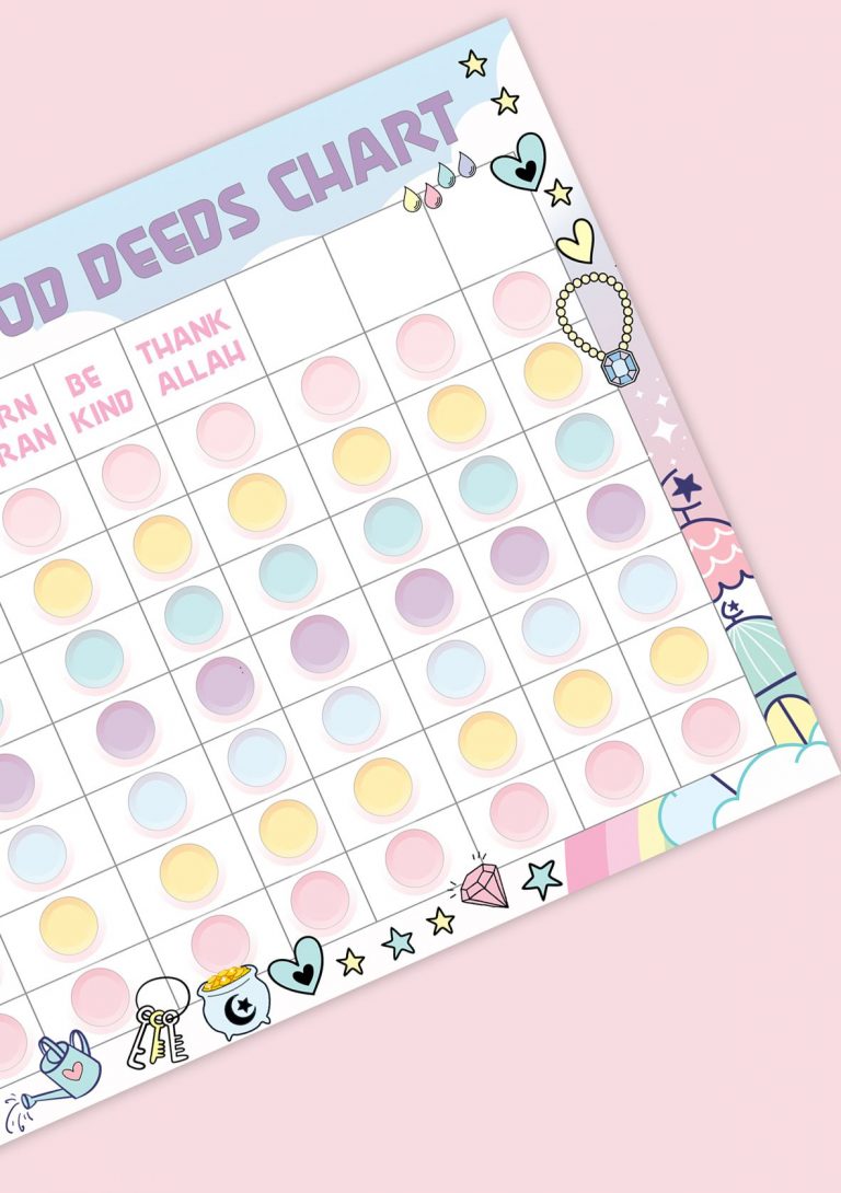Printable Good Deeds Chart - Great Little Muslim Co.