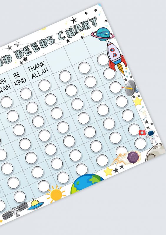 Islamic Good Deeds Chart - Great Little Muslim Co.