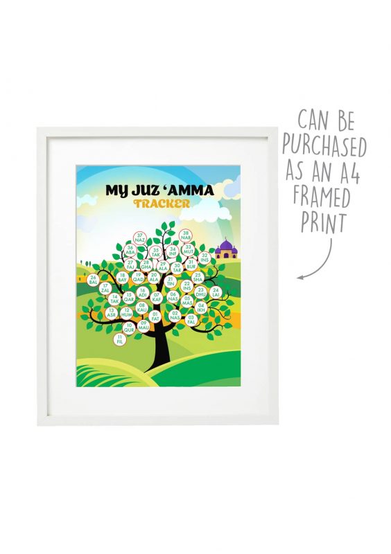 Juz Amma Tracker – Hifdh Chart (Quran Memorization Tree) - Great Little ...