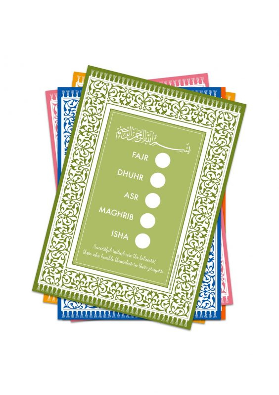 Salah Chart - Reusable Muslim Prayer Chart - Great Little Muslim Co.