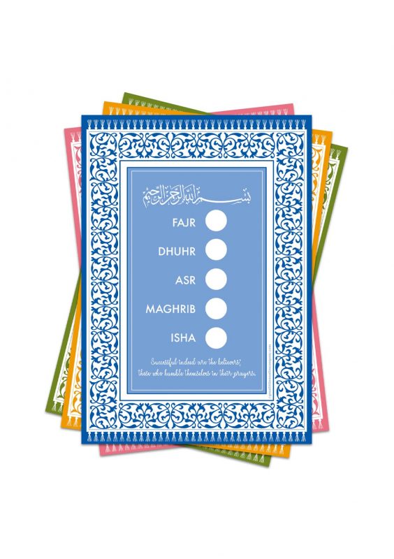 Salah Chart - Reusable Muslim Prayer Chart - Great Little Muslim Co.